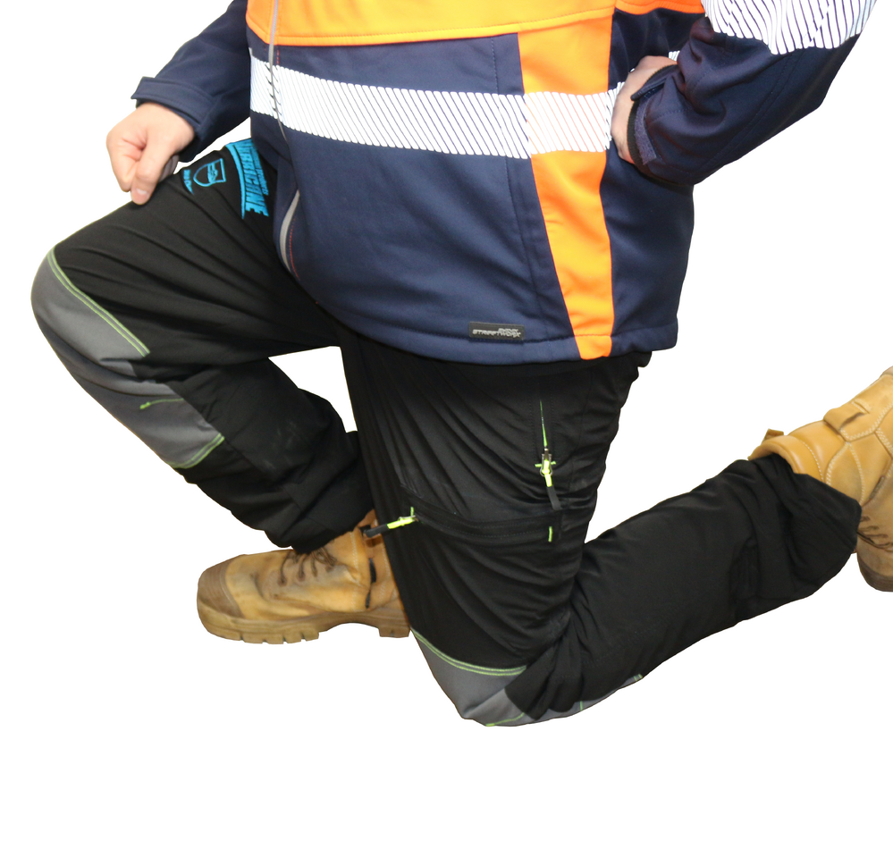 Hurricane Protective Chainsaw Pants & Safety Helmet 2XL Combo