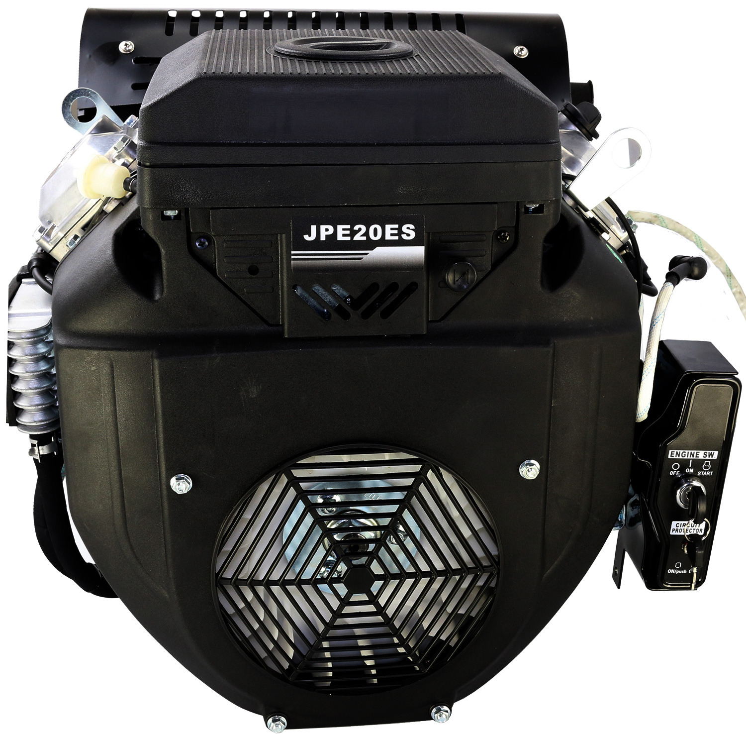 20HP 678cc Horizontal V Twin Cylinder 4 Stroke Petrol Engine Electric ... 20HP 678cc Horizontal V Twin Cylinder 4 Stroke Petrol Engine Electric ...