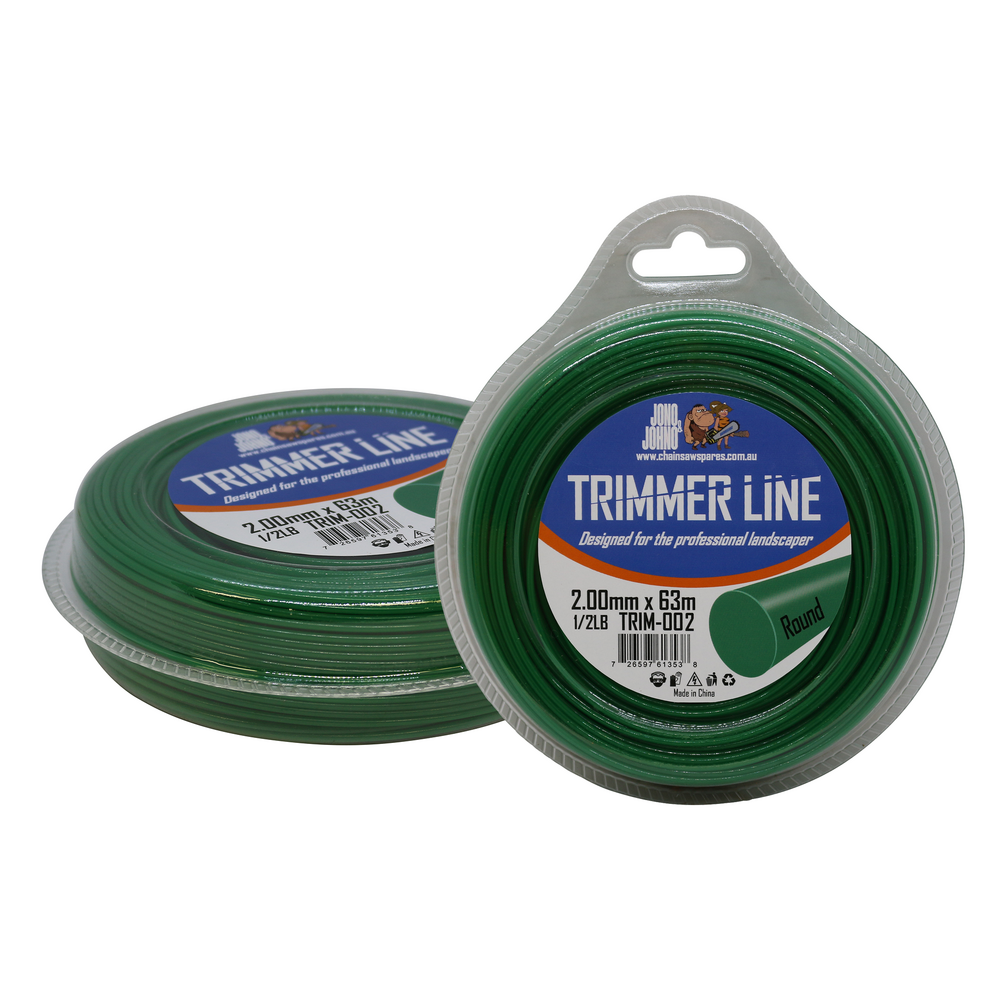Pro Nylon Brushcutter Trimmer Whipper Snipper Line Round 2.00mm x 63m ...