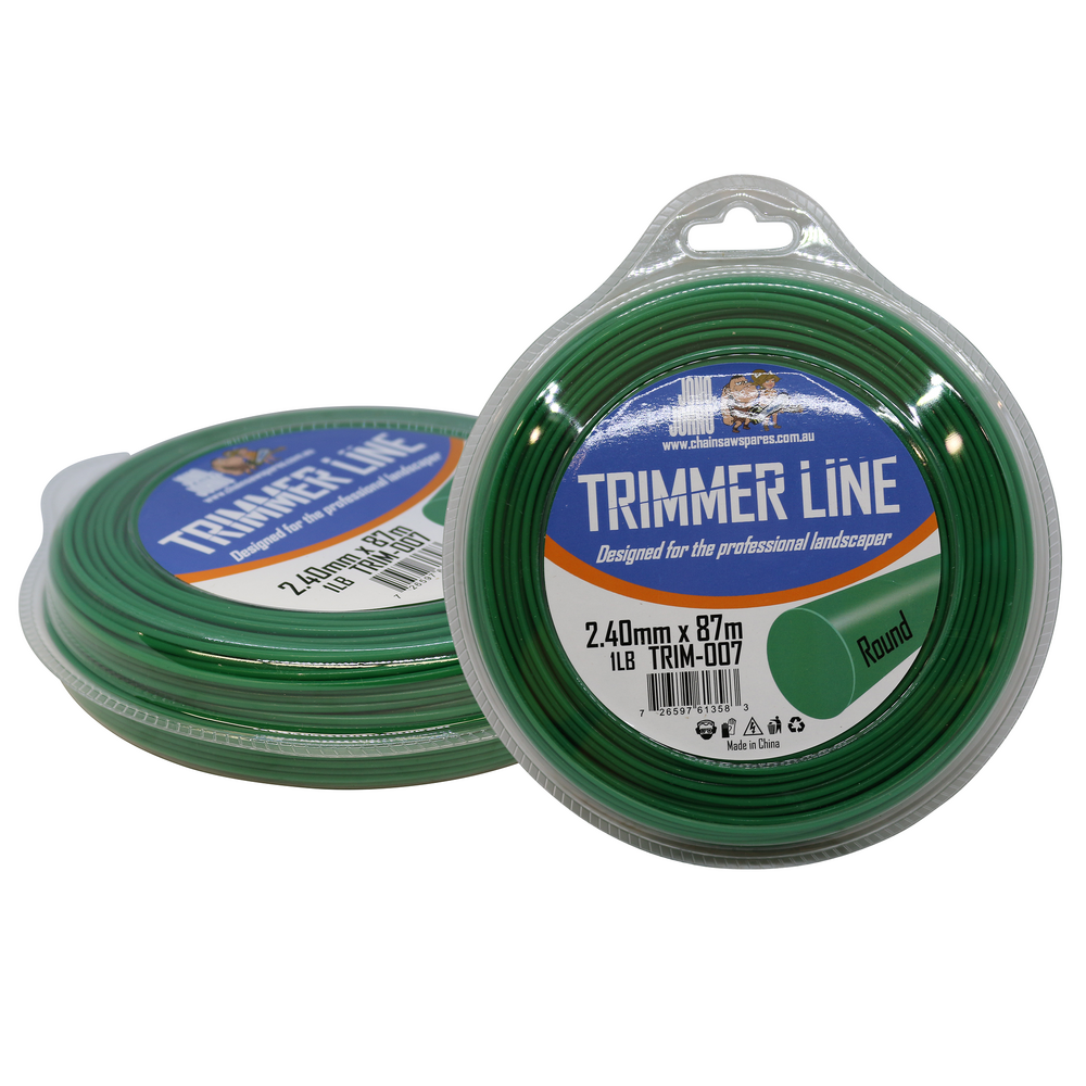 Pro Nylon Brushcutter Trimmer Whipper Snipper Line Round 2.40mm x 87m(appr.1LB) - JONO & JOHNO