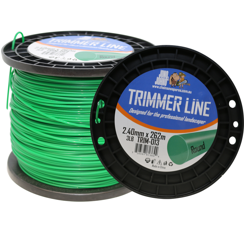 Pro Nylon Brushcutter Trimmer Whipper Snipper Line Round 2.40mm x 262m ...