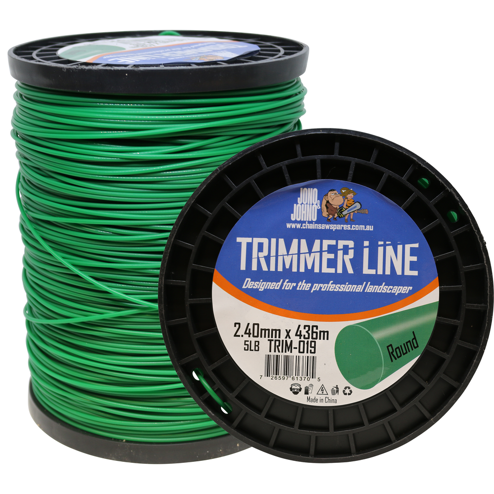 Pro Nylon Brushcutter Trimmer Whipper Snipper Line Round 2.40mm x 436m ...