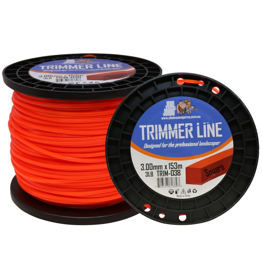 Pro Nylon Brushcutter Trimmer Whipper Snipper Line Square 3.00mm x 153m ...