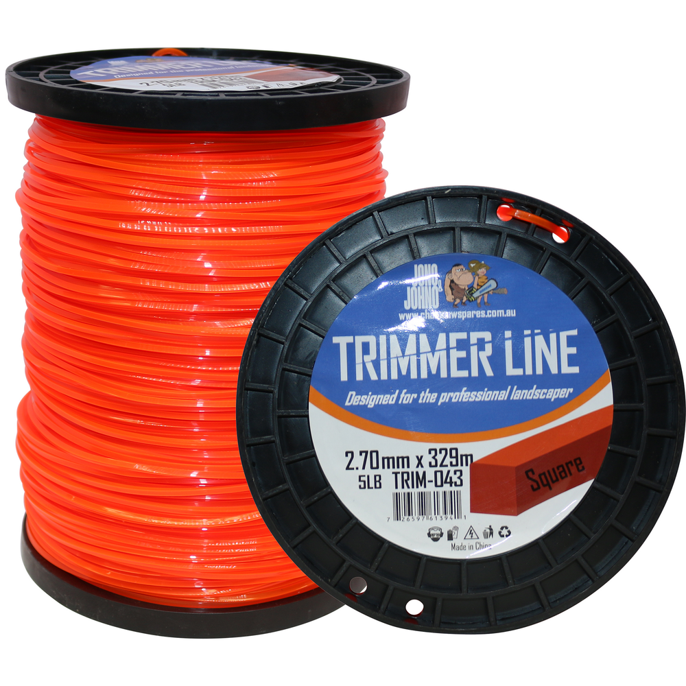 Pro Nylon Brushcutter Trimmer Whipper Snipper Line Square 2.70mm x 329m ...