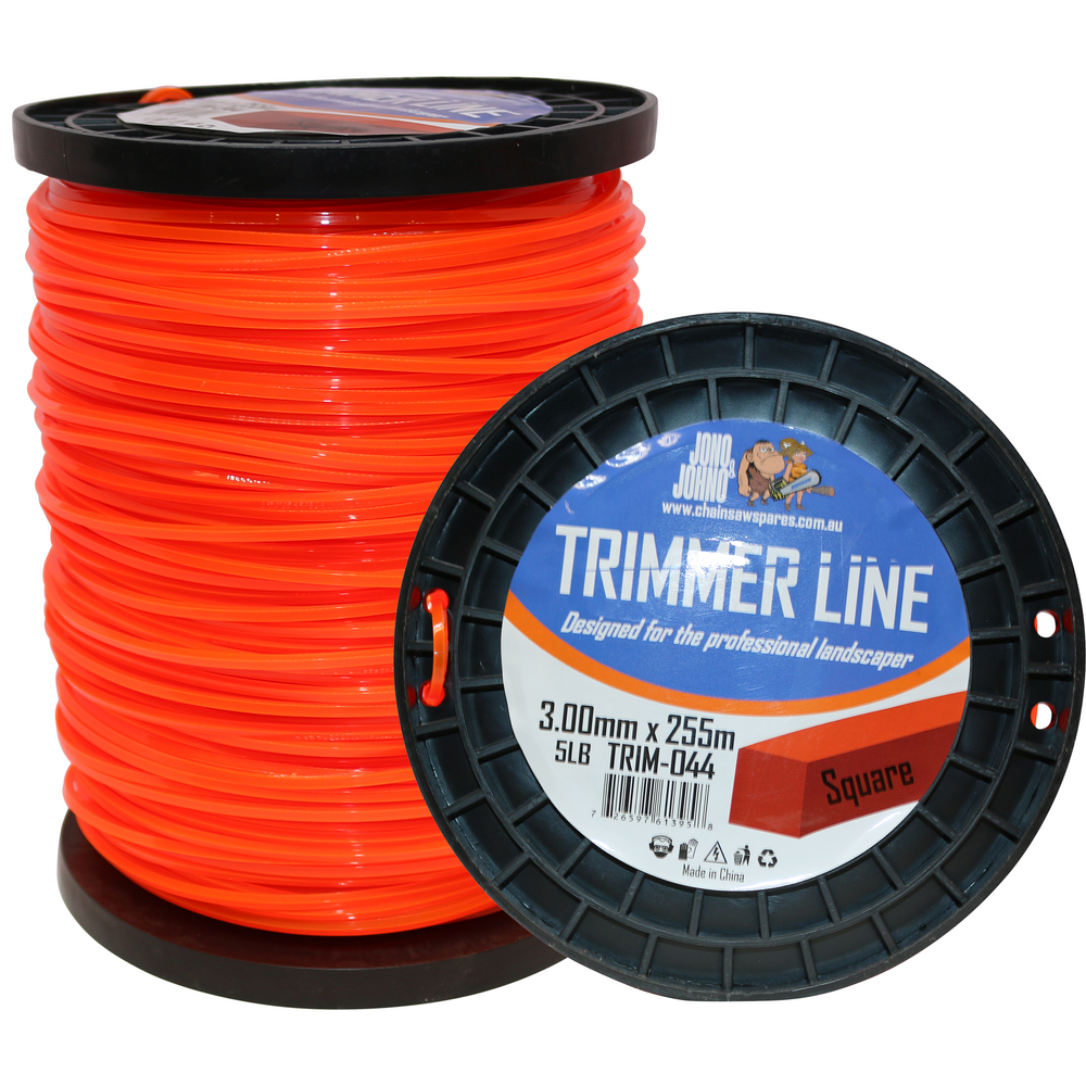 Pro Nylon Brushcutter Trimmer Whipper Snipper Line Square 3.00mm x 255m ...