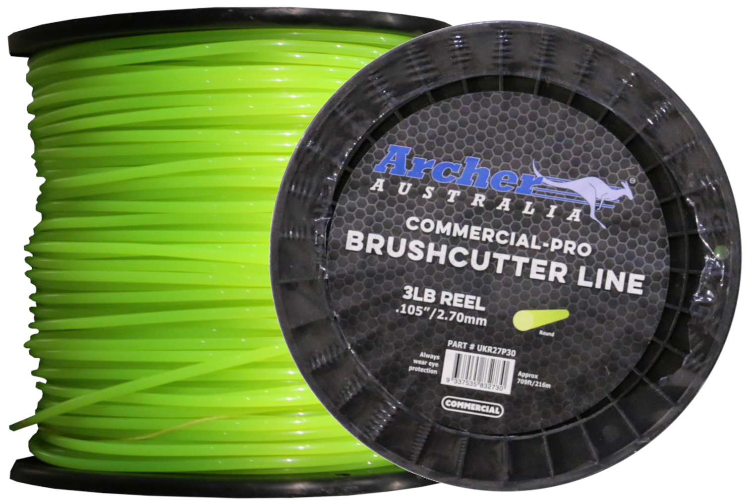 Pro Nylon Brushcutter Trimmer Whipper Snipper Line 2.70mm .105 Round 3lb Reel